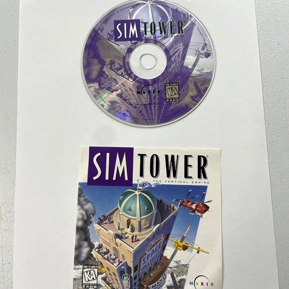Video Games & Consoles | Vintage Sim Tower The Vertical Empire Maxis ...